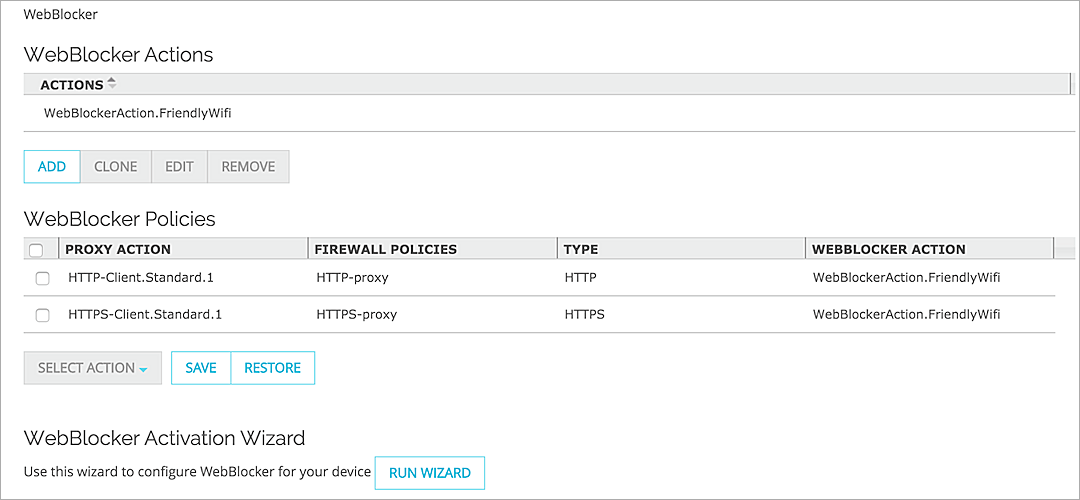 Friendly WiFi and Firebox with WebBlocker Integration Guide